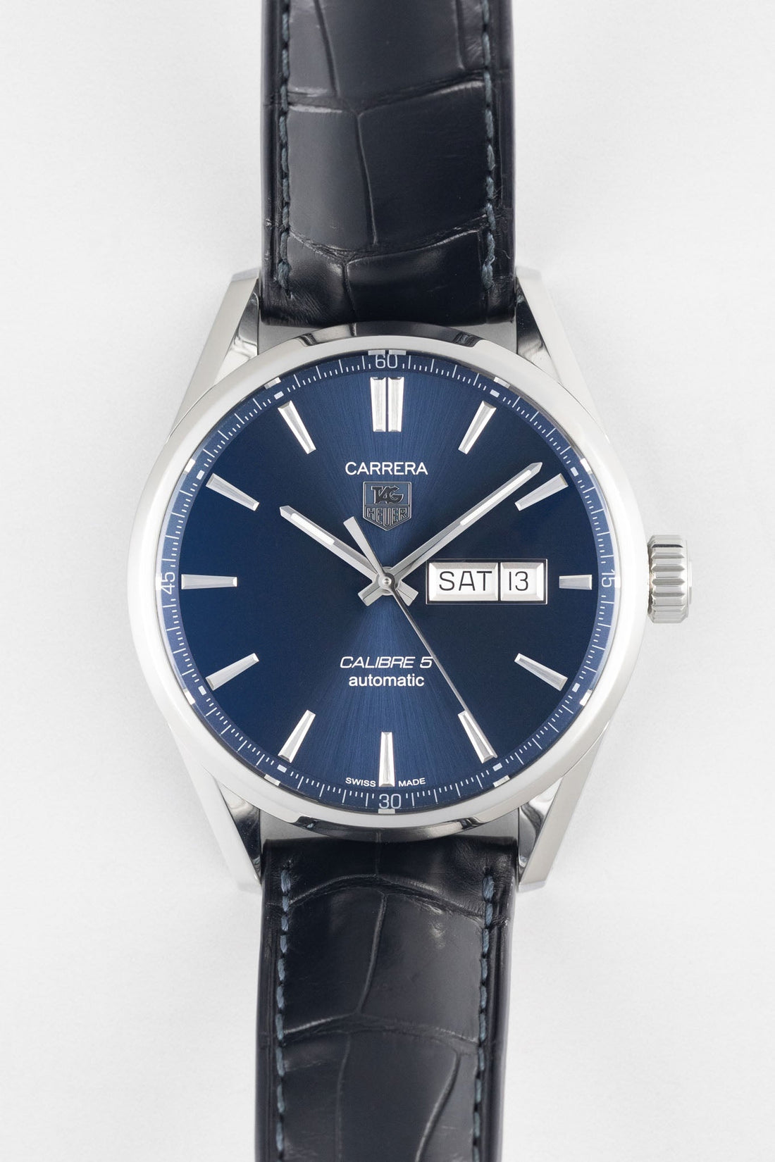 TAG HEUER Carrera Day Date – Sunray Blue Dial 43mm |Obsessed By Watches UK