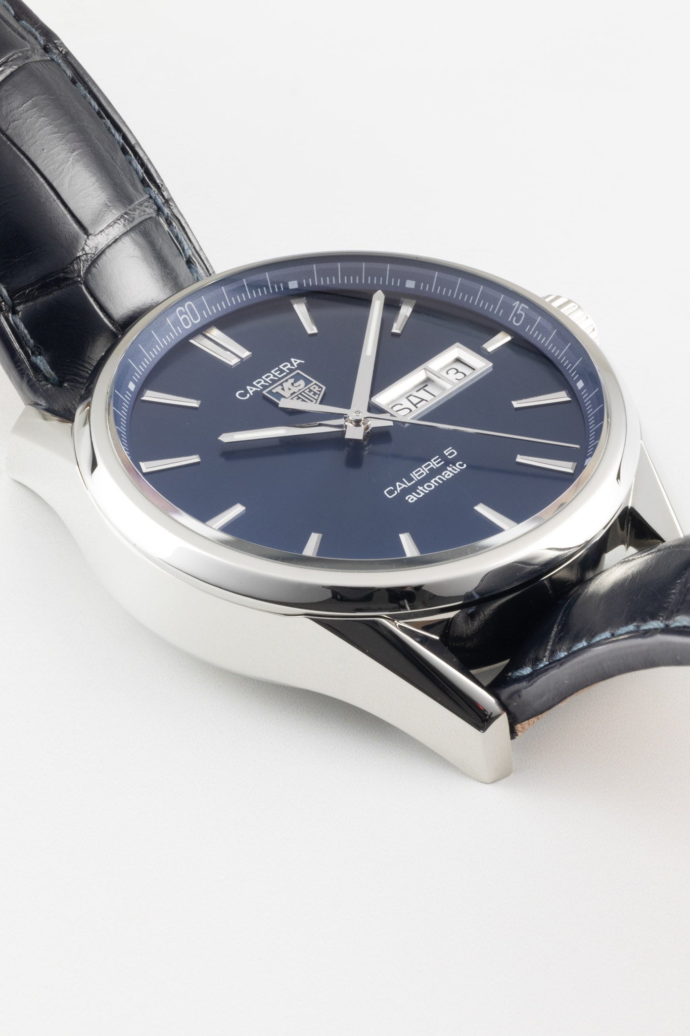 TAG HEUER Carrera Day Date – Sunray Blue Dial 43mm |Obsessed By Watches UK